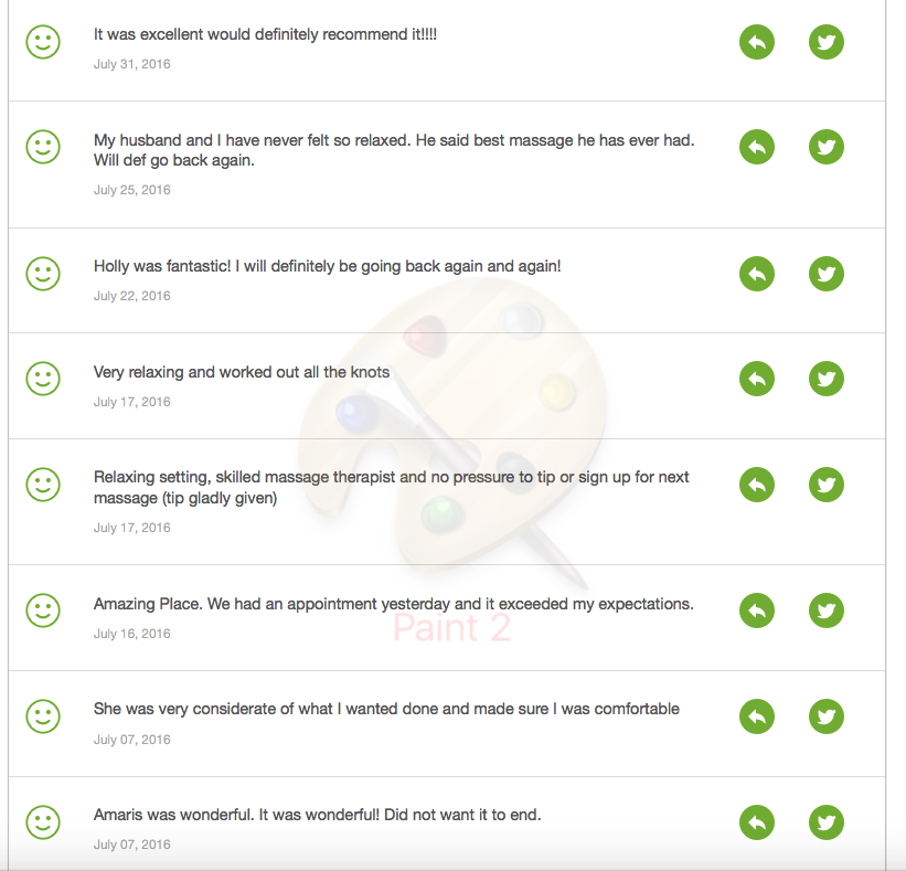 Reviews | CHESHIRE MASSAGE LLC